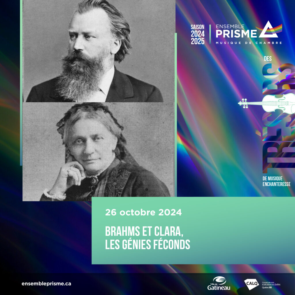 Ensemble Prisme – Brahms et Clara, les génies féconds
